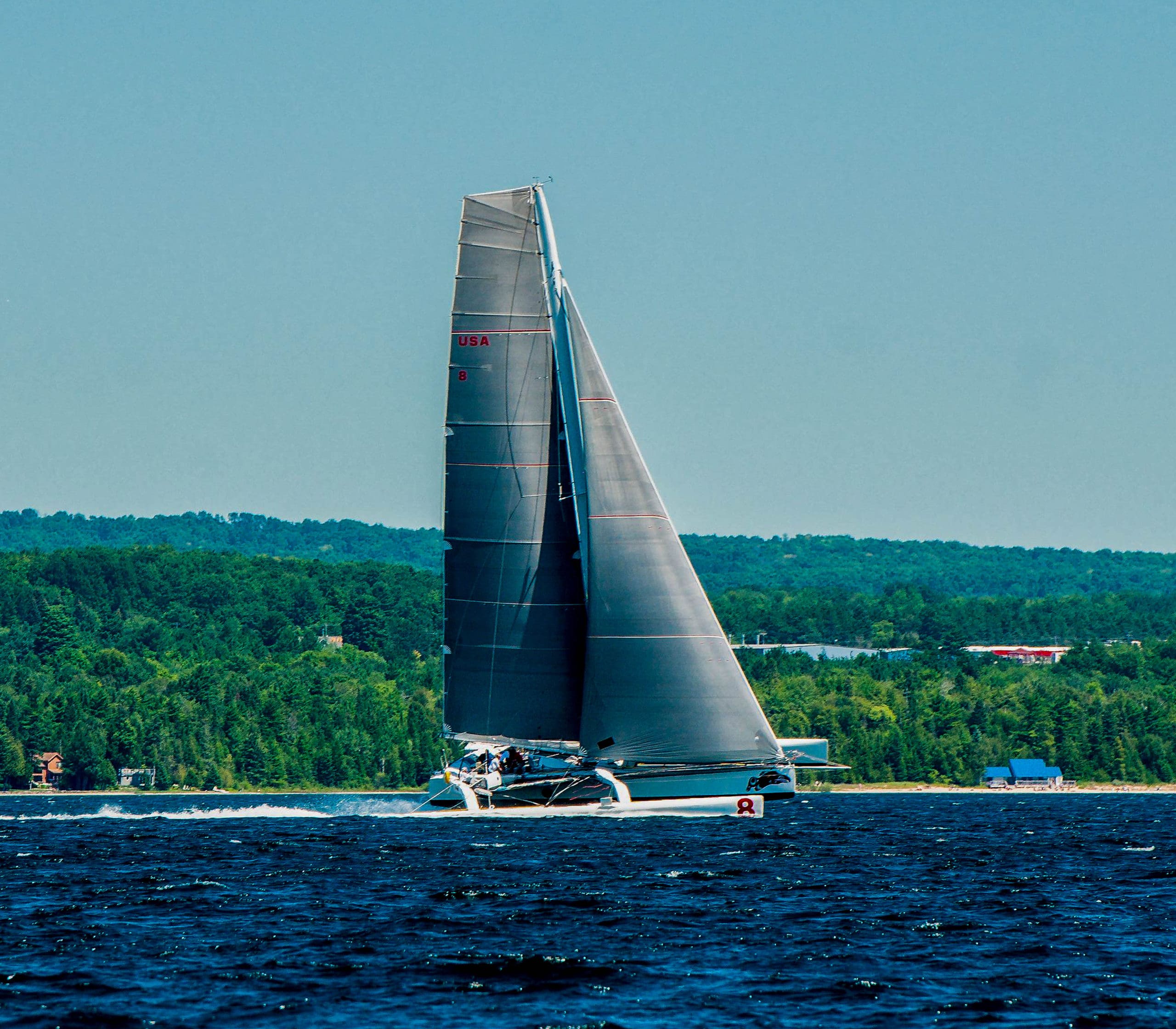 Areté sets new Chicago Mackinac course record - Doyle Sails