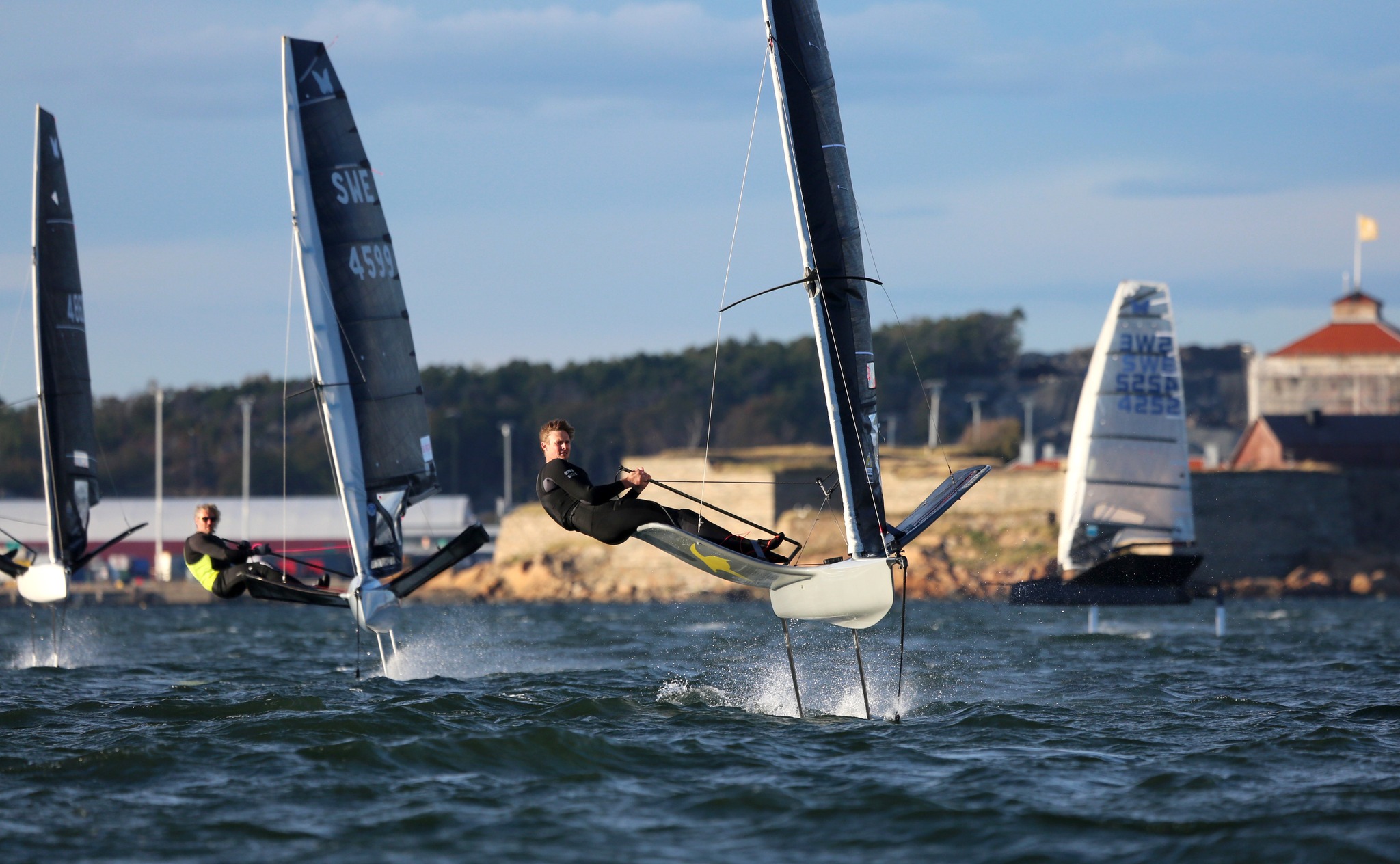 Doyle Sails clean sweep of podium at Swedish Moth Championships - Doyle Sails